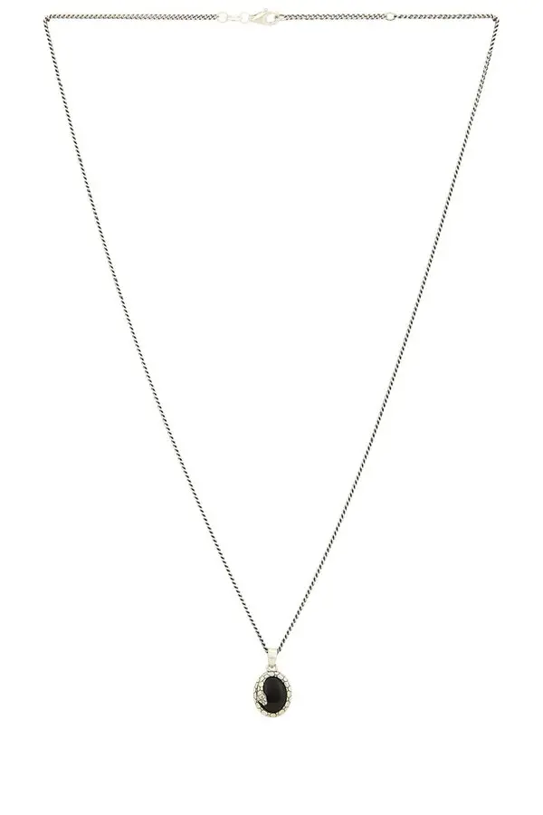 SERGE DENIMES Onyx Serpent Necklace