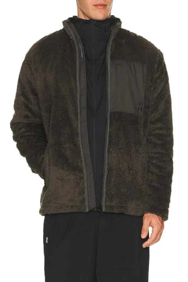 On Ascent Fleece Jacket - Espresso