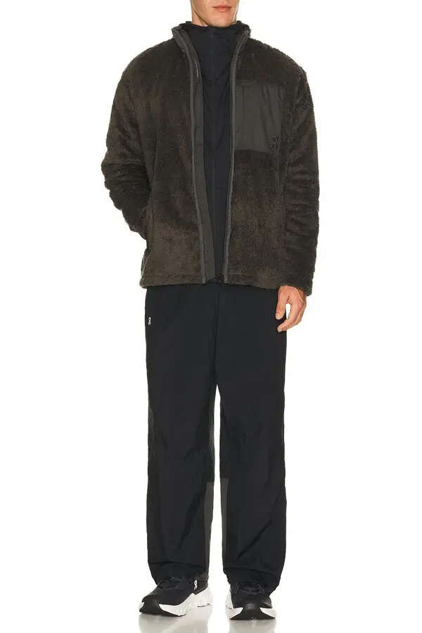 On Ascent Fleece Jacket - Espresso