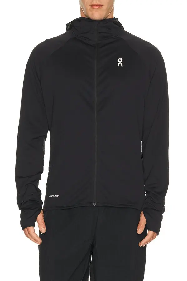 On Climate Zip Hoodie - Black