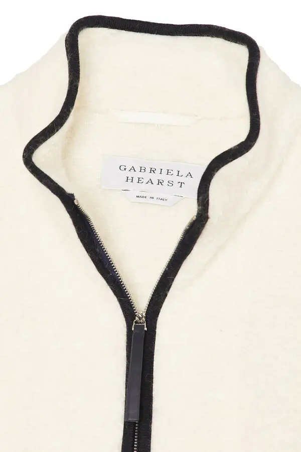 Gabriela Hearst August Fleece Jacket - Ivory