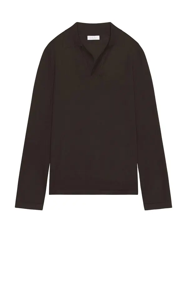 Gabriela Hearst Frome Polo - Chocolate