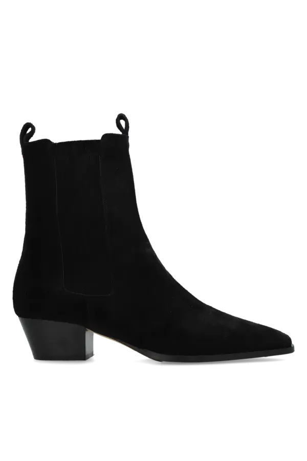 AeydĒ Agata’ Heeled Ankle Boots - Black