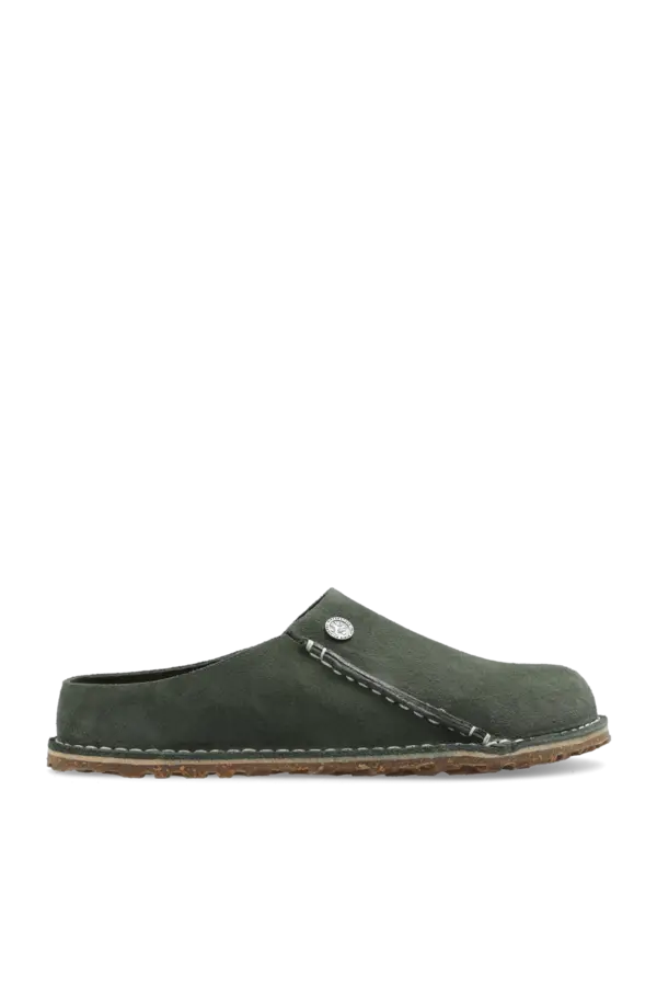 BIRKENSTOCK Zermatt Premium' Slides - Green