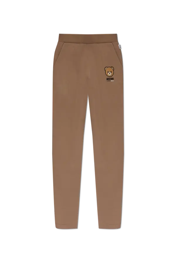 Moschino Sweatpants From The 'active' Line - Beige