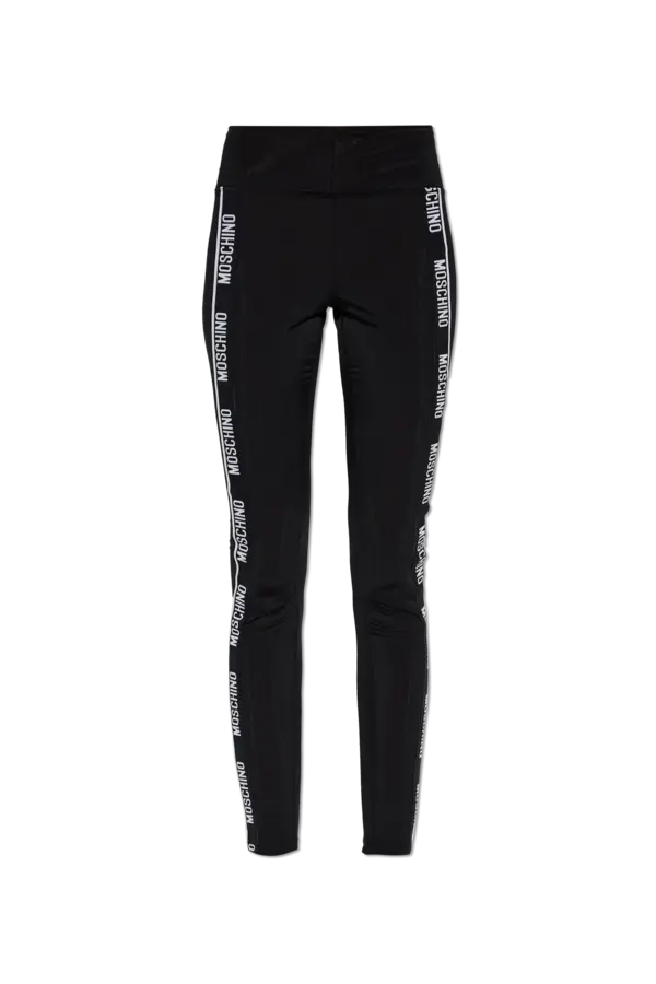 Moschino Leggings From The 'active' Line - Black