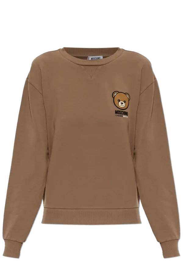 Moschino Sweatshirt From The "active" Line - Brown
