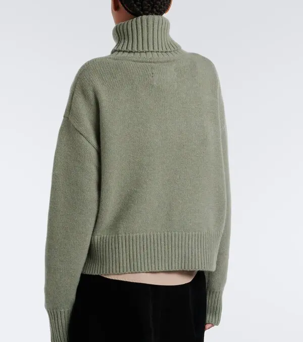 Extreme Cashmere N°434 Crop Xtra Cashmere Sweater - Green