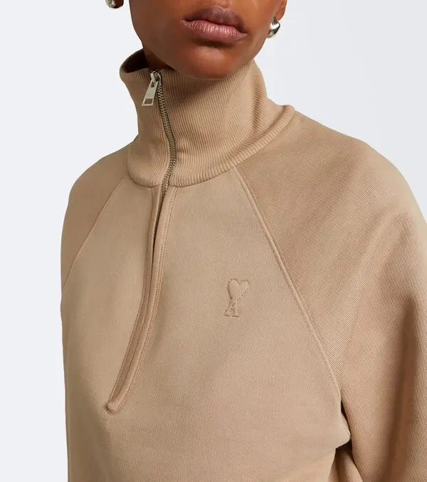 AMI Paris De Coeur Cotton Sweatshirt