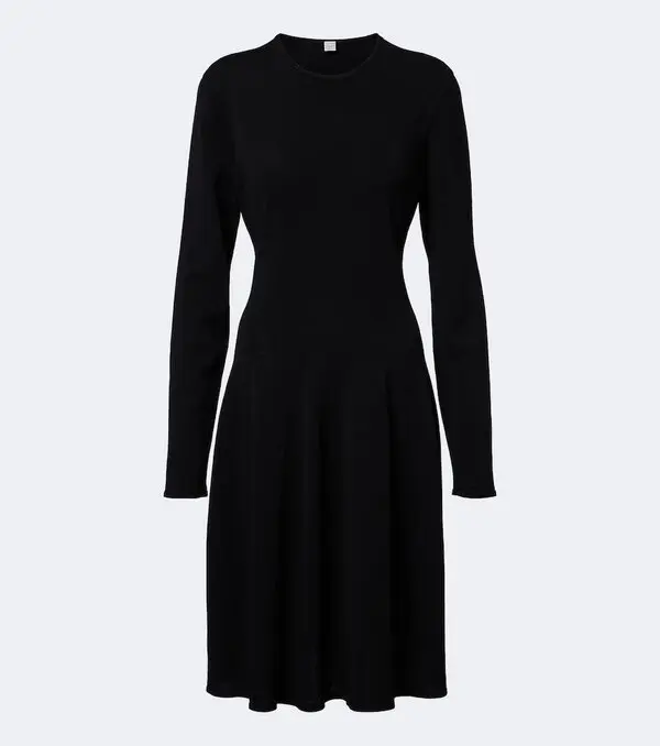TOTEME Knitted Minidress - Black
