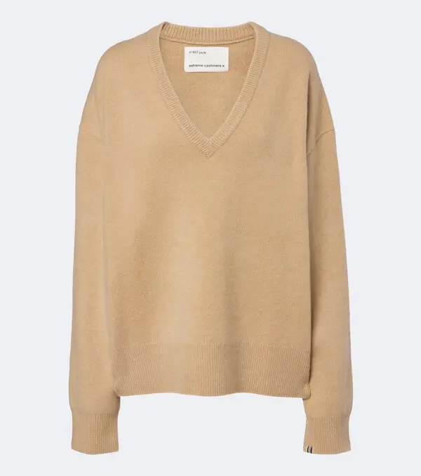Extreme Cashmere N°457 Jack Oversized Cashmere-blend Sweater - Beige
