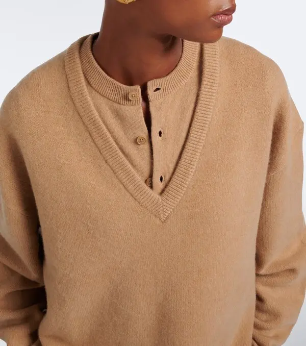 Extreme Cashmere N°457 Jack Oversized Cashmere-blend Sweater
