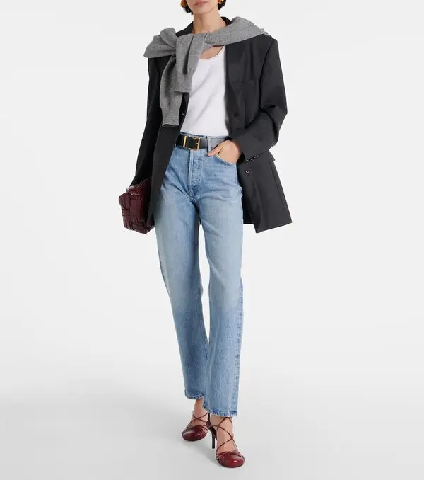 AGOLDE 90's Pinch Waist High-rise Straight Jeans