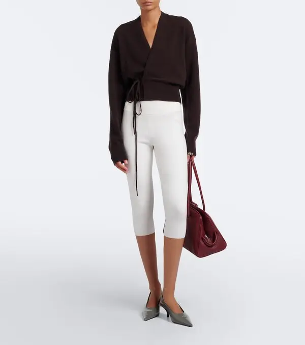 Extreme Cashmere N°516 Ella Cashmere-blend Wrap Cardigan - Brown