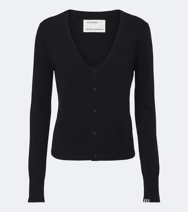 Extreme Cashmere N°511 Dorothea Cashmere Cardigan - Black