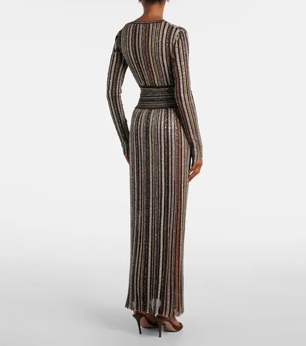 Missoni Sequined Striped Gown