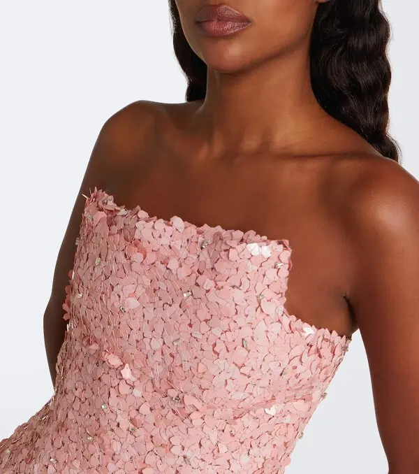 Rachel Gilbert Karter Embellished Bustier Dress
