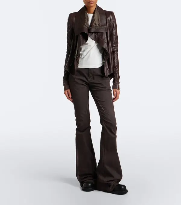 Rick Owens Cropped Level Cotton T-shirt
