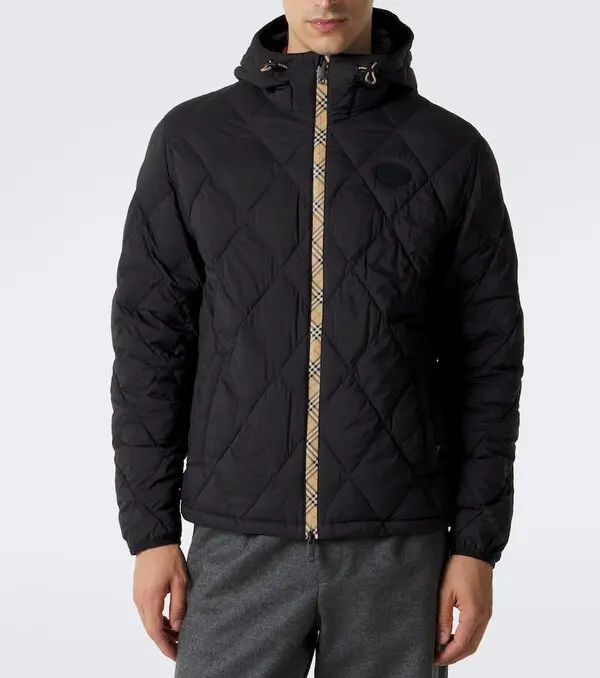 Burberry Quilted Hooded Jacket