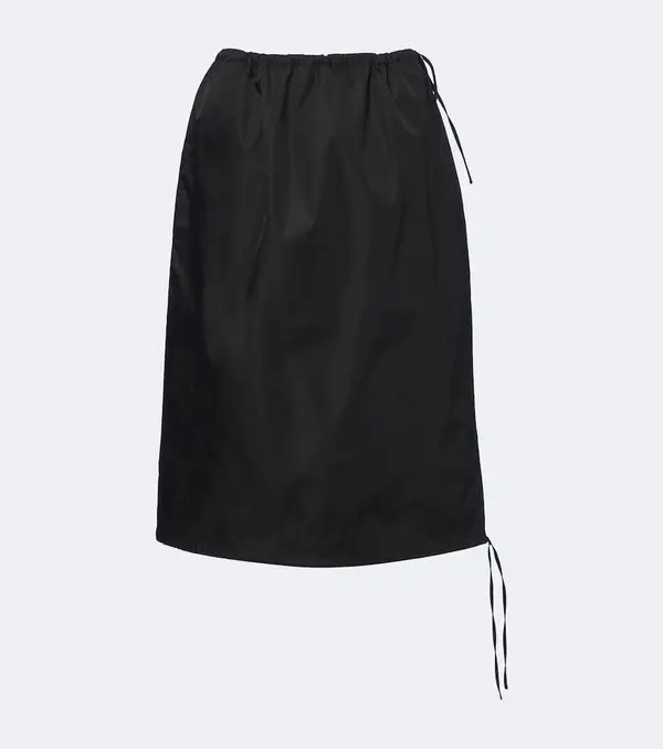 Prada Technical Midi Skirt - Black