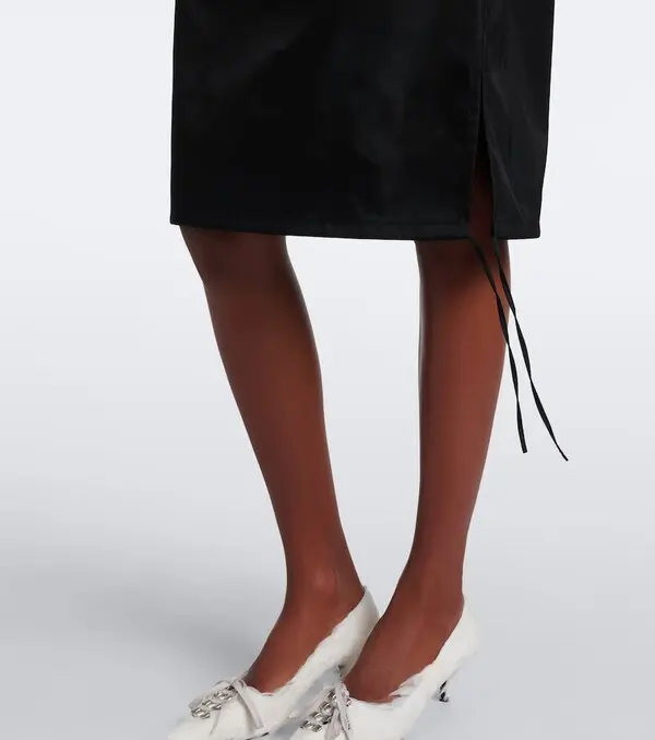 Prada Technical Midi Skirt
