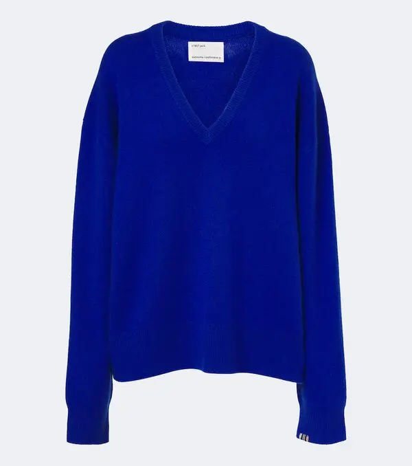 Extreme Cashmere N°457 Jack Cashmere-blend Sweater - Blue