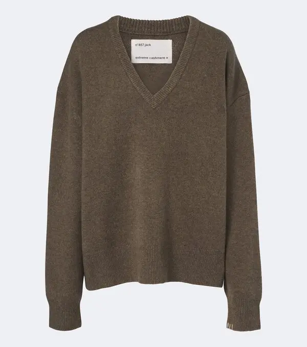 Extreme Cashmere N°457 Jack Cashmere-blend Sweater - Green