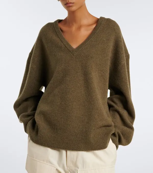 Extreme Cashmere N°457 Jack Cashmere-blend Sweater - Green