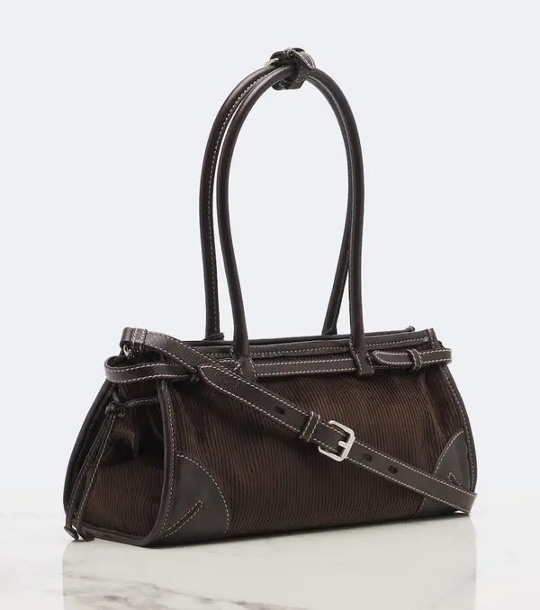 Prada Bonnie Medium Corduroy Shoulder Bag