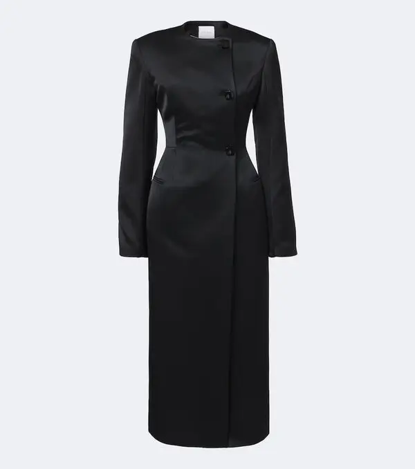 Rachel Gilbert Leeta Double-breasted Satin Coat