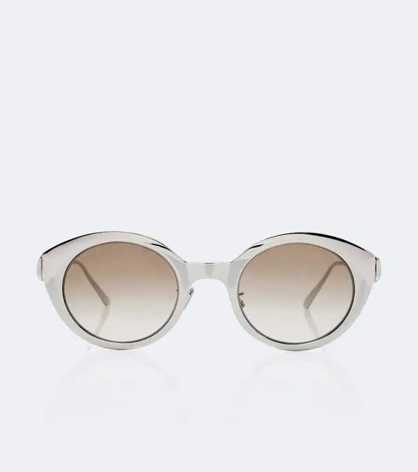 Loewe Coil Round Sunglasses - Silver