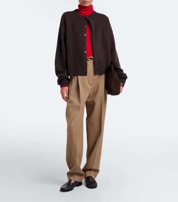 Extreme Cashmere N°170 Chou Cashmere-blend Cardigan - Brown