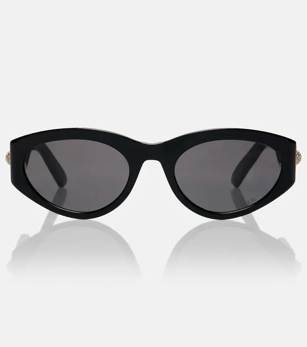 Dior 30montaigne B7i Oval Sunglasses - Black