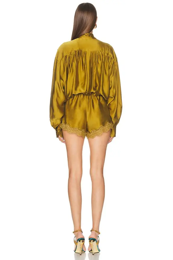 Andamane Juliette Lingerie Playsuit - Amber
