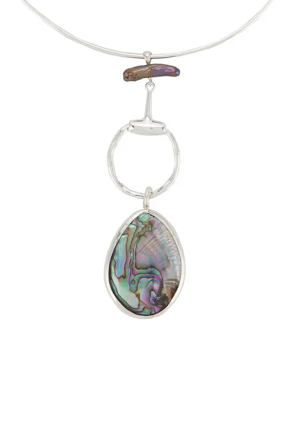 Chan Luu Silver Plated Brass Pendant Necklace