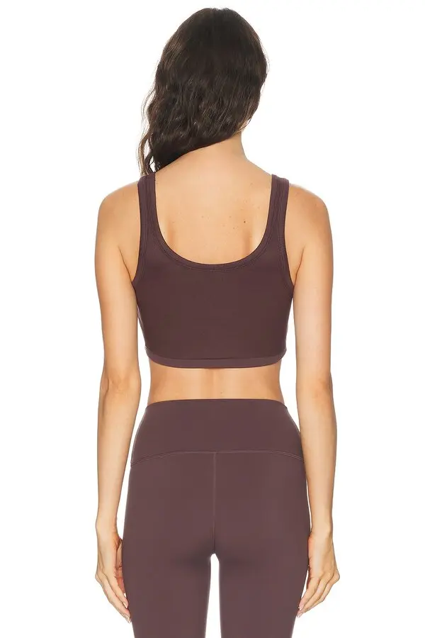 SET ACTIVE Sportbody Sporty Roster Bra In Black - Cacao