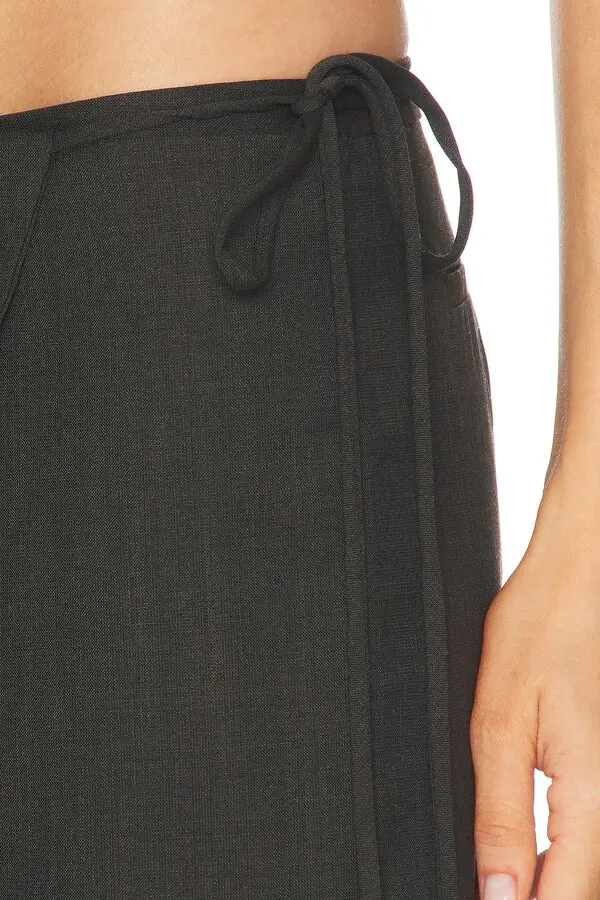 ST. AGNI Wrap Rouleau Pant - Umber