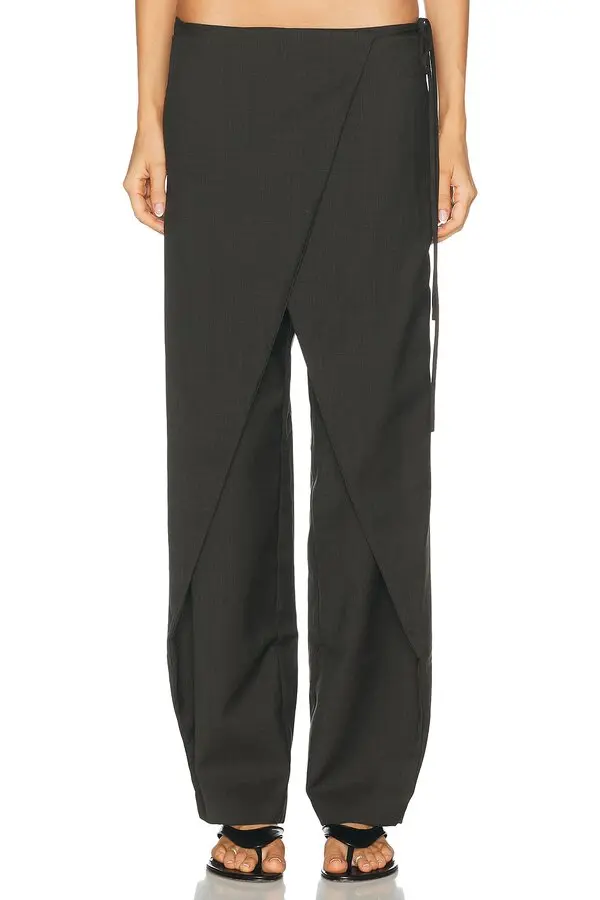 ST. AGNI Wrap Rouleau Pant