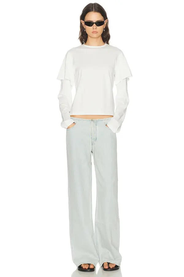 Still Here 2tee" Layered T-shirt