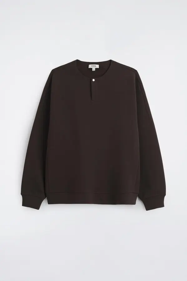 Cos Relaxed Scuba Henley Top