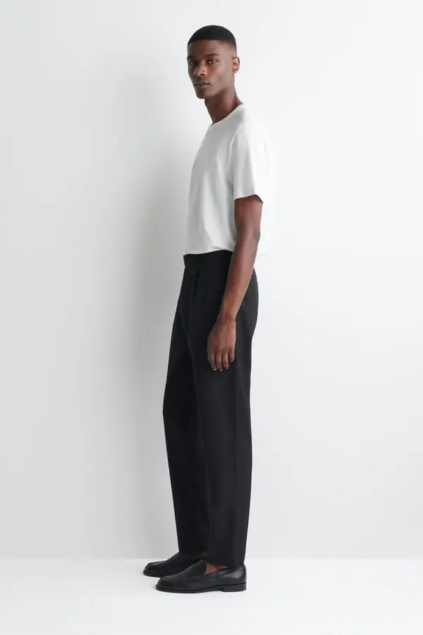 Cos Wool Slim-fit Straight-leg Pants