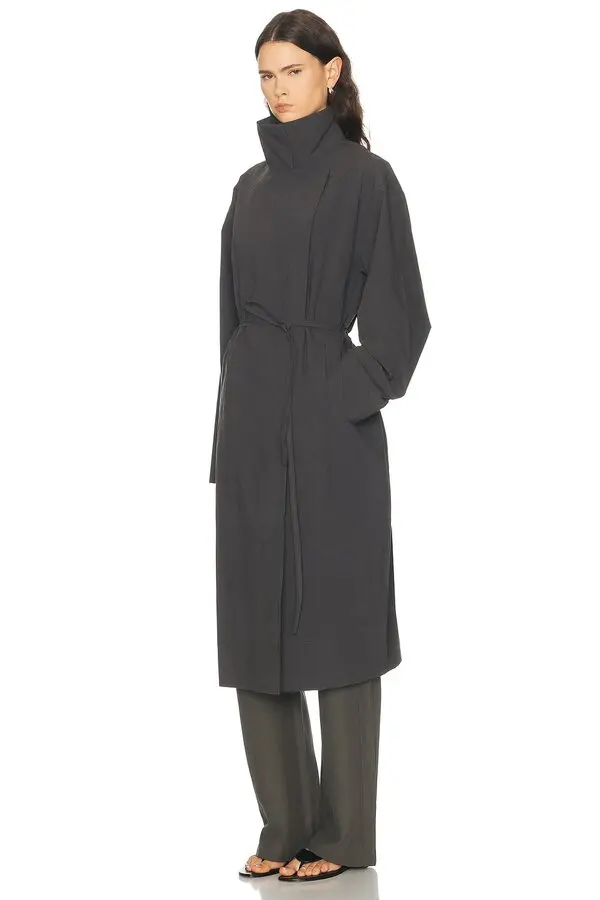 ST. AGNI Technical Cotton Cocoon Coat