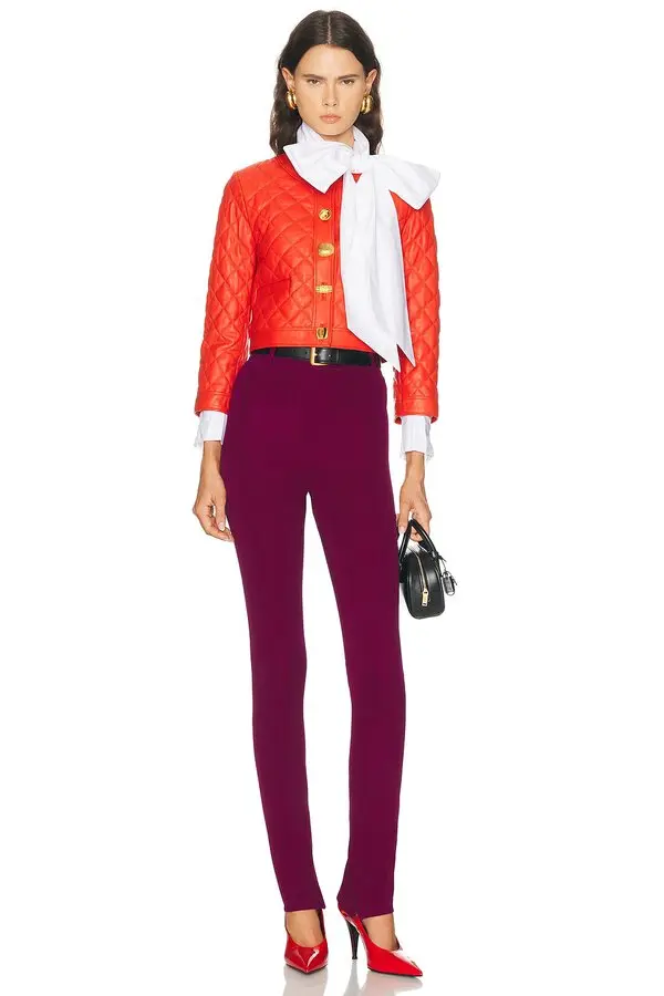 Françoise Gracie Quilted Leather Jacket