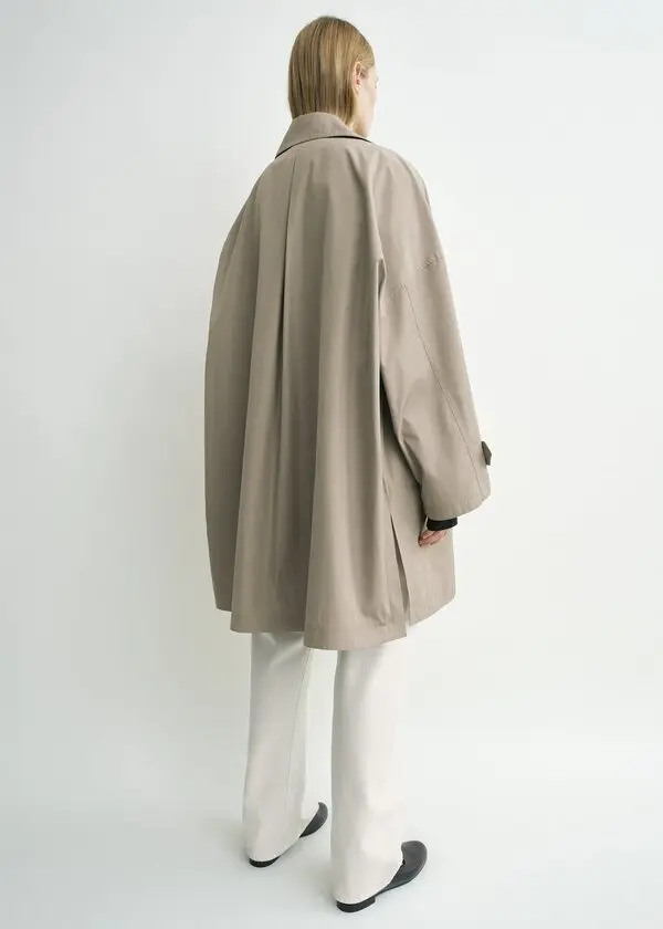 TOTEME Car Coat - Taupe