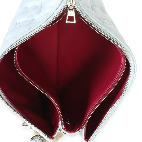 LOUIS VUITTON Light Monogram Embossed Lambskin Coussin Pm