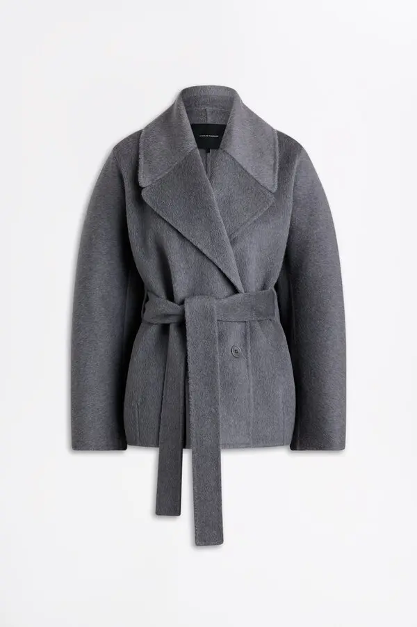 Scanlan Theodore Cocoon Sleeve Coat - Grey