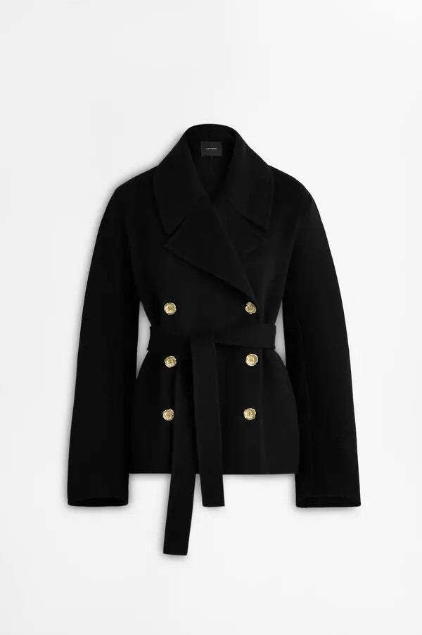 Scanlan Theodore Wool Poppy Button Coat