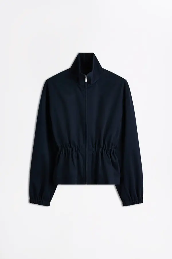 Scanlan Theodore Mignon Funnel Neck Jacket - Navy