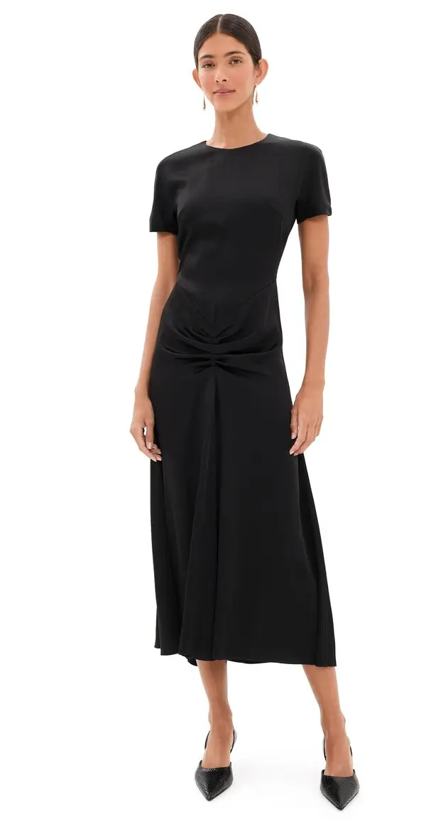 Victoria Beckham Blaire Midi Dress - Black