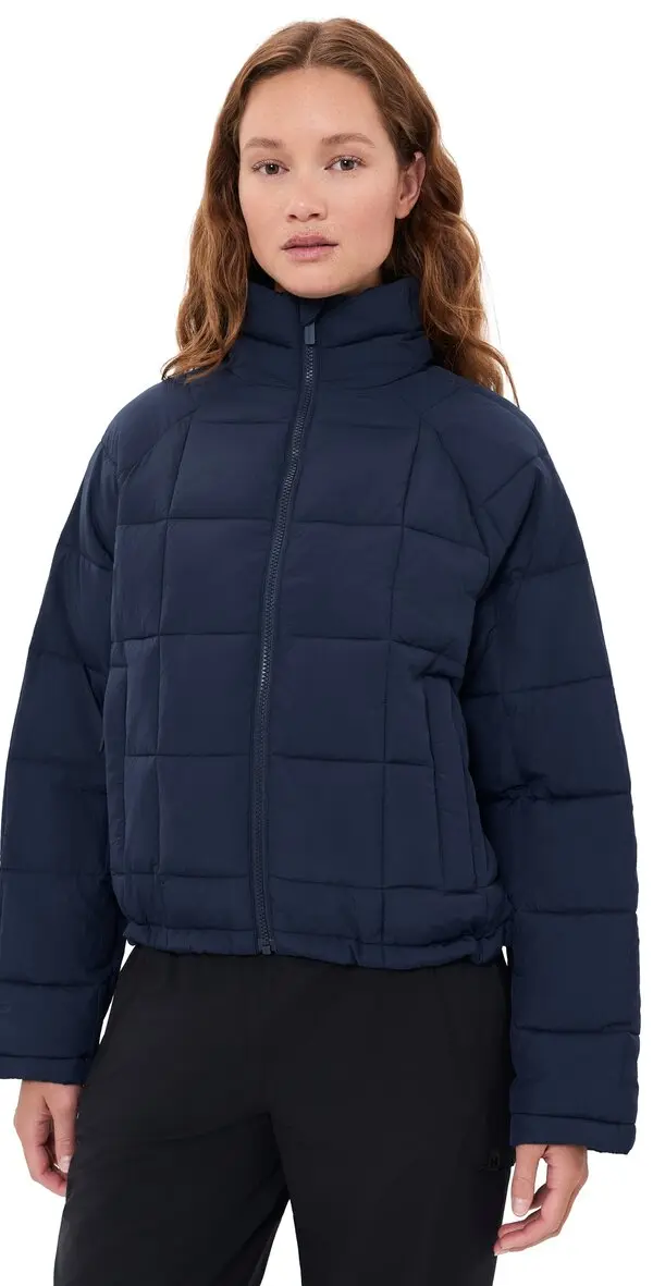 HALFDAYS Nellie Packable Puffer Jacket - Navy